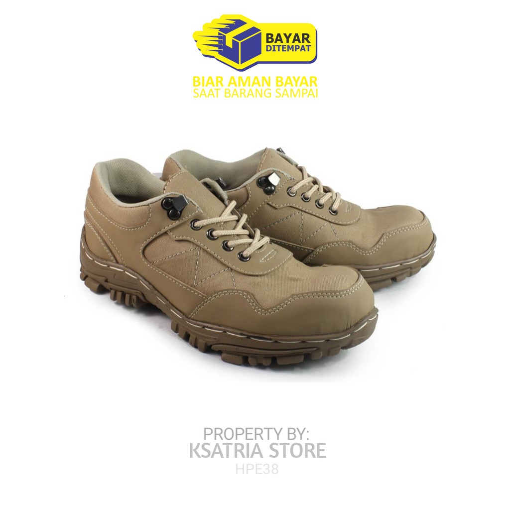 Jual Sepatu low boots pendek safety ujung besi | Shopee Indonesia