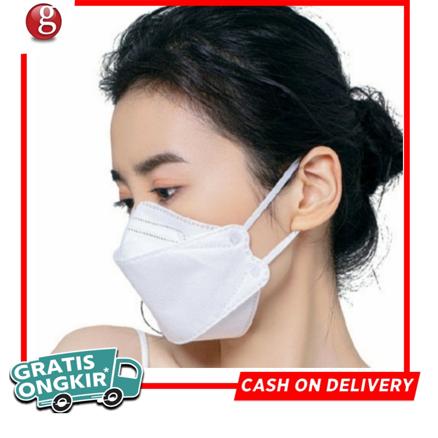 Jual Masker Medis KF94 1 Box Isi 10pcs Warna Putih untuk Anak dan ...