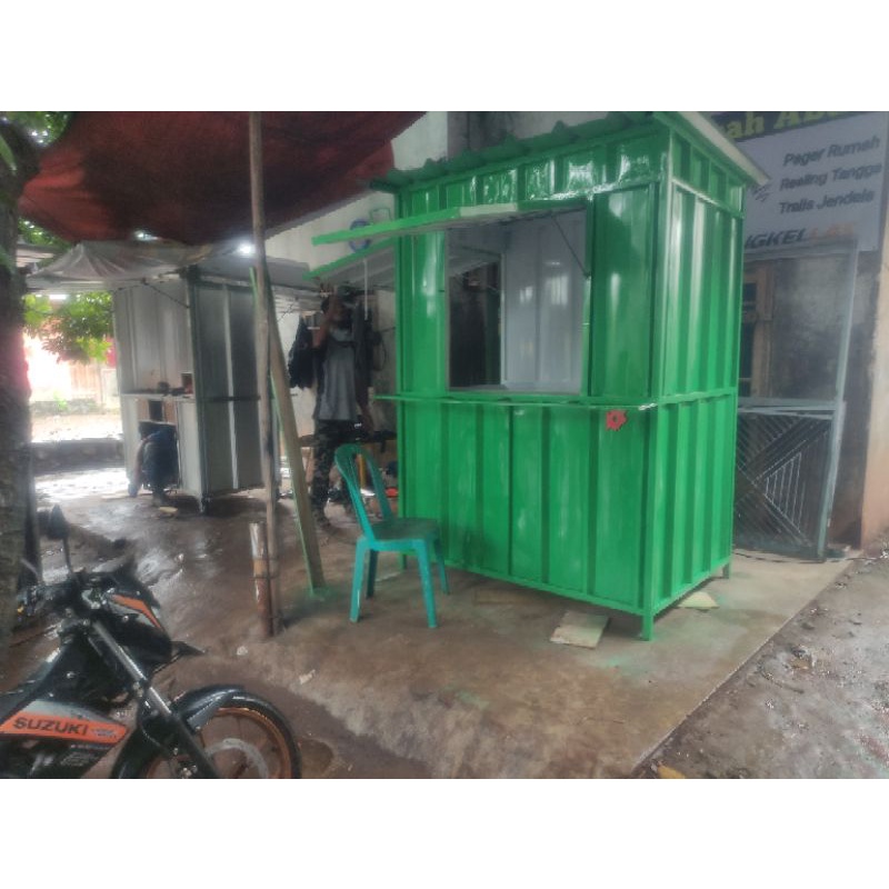 Jual Booth Container besi galvanis | Shopee Indonesia