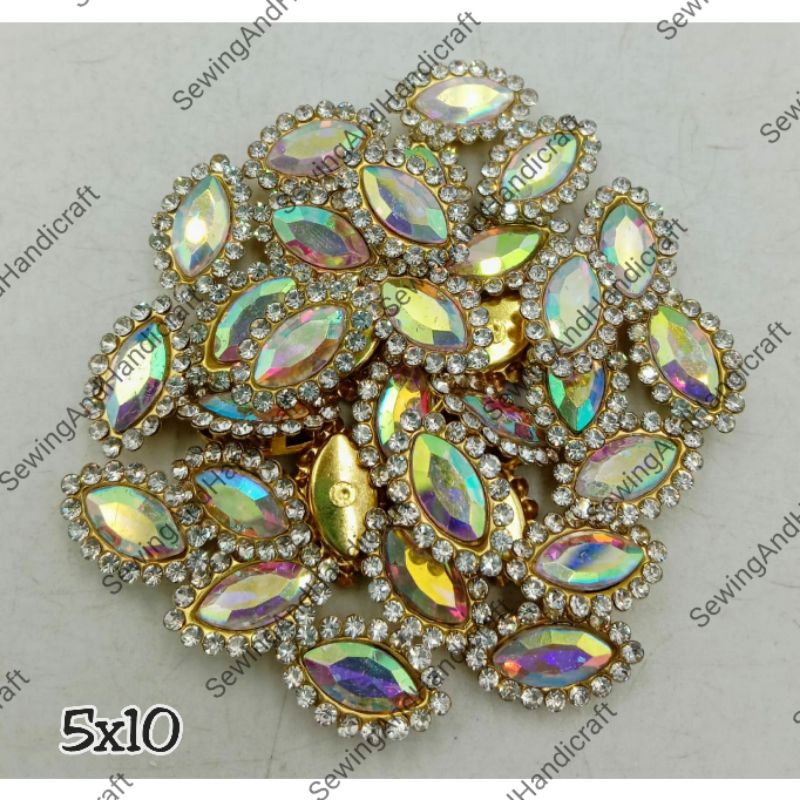 Jual Payet Cangkang/Diamond Cangkang/Bunga lapis padi cangkang emas ...