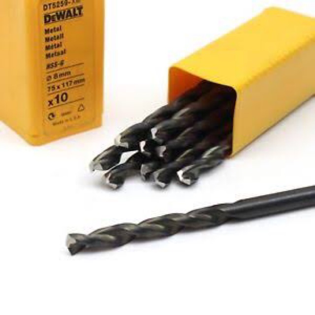Jual Dewalt Mata Bor Besi 1 mm HSS-G | Shopee Indonesia