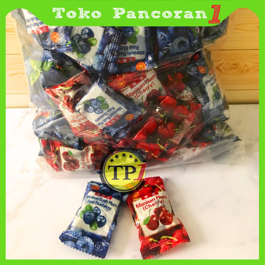 Jual Manisan buah kiamboi kiamboy plum Storberry BlueBerry madu permen ...