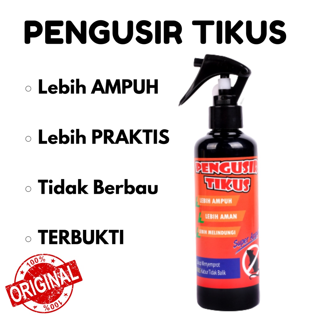 Jual [BISA COD] Pengusir Tikus Spray 250ml Rat Repellent parfum Tikus ...