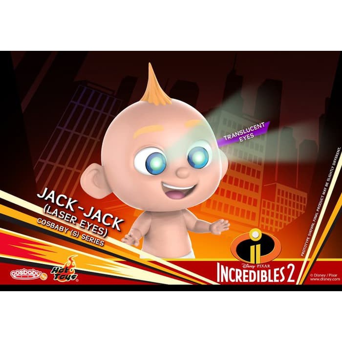Jual Jual Hot Toys Cosbaby Jack-Jack Parr Laser Eye - Disney Pixar ...
