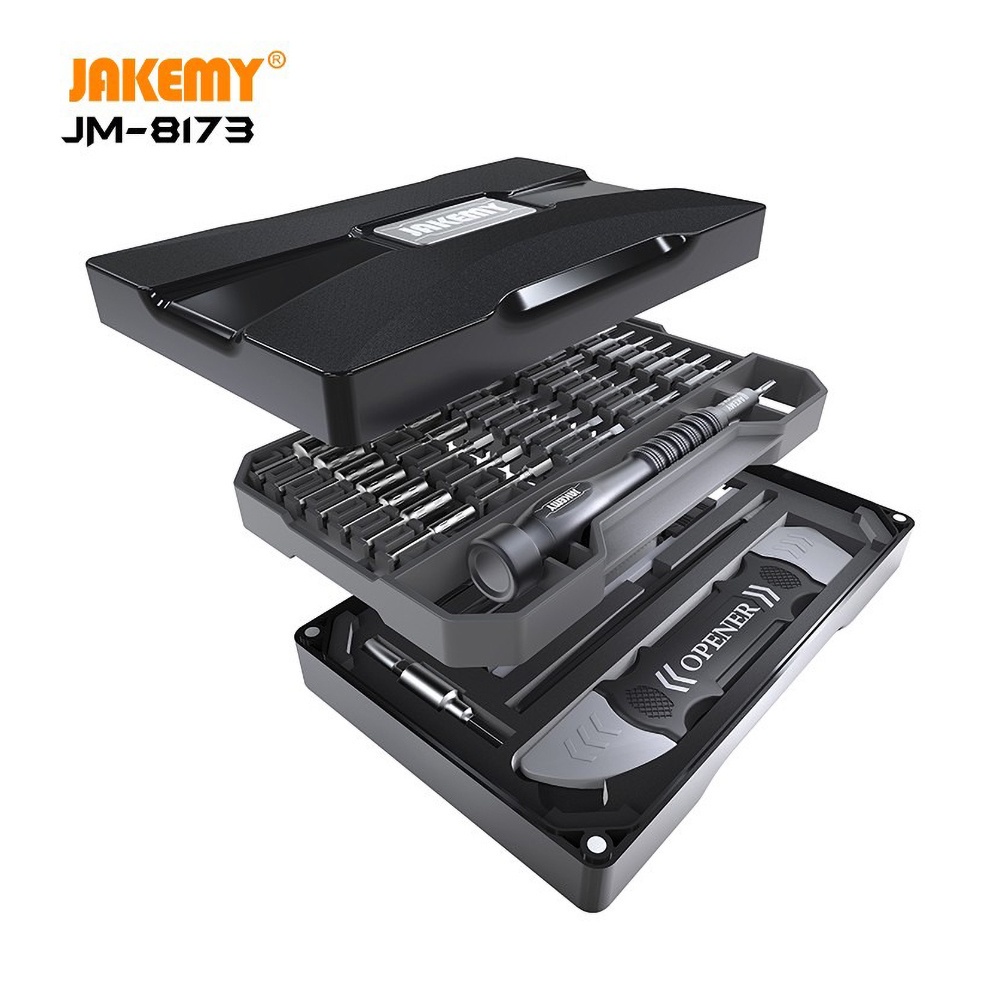 Jual Jakemy JM-8173 69 in 1 Set Obeng Handphone Iphone Macbook Laptop ...