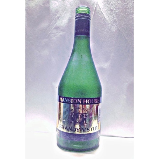 Jual botol bekas miras mansion house brandy vsop untuk pajangan atau ...