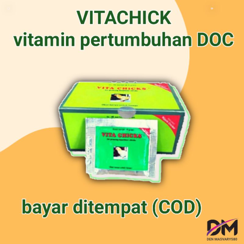 Jual Vitamin Vitachick Ayam Broiler Vitacik Doc Panambah Bobot daging ...