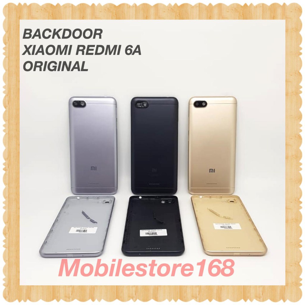 Jual BACKDOOR/ BACK CASING /HOUSING XIAOMI REDMI 6A PENUTUP BATERAI ...