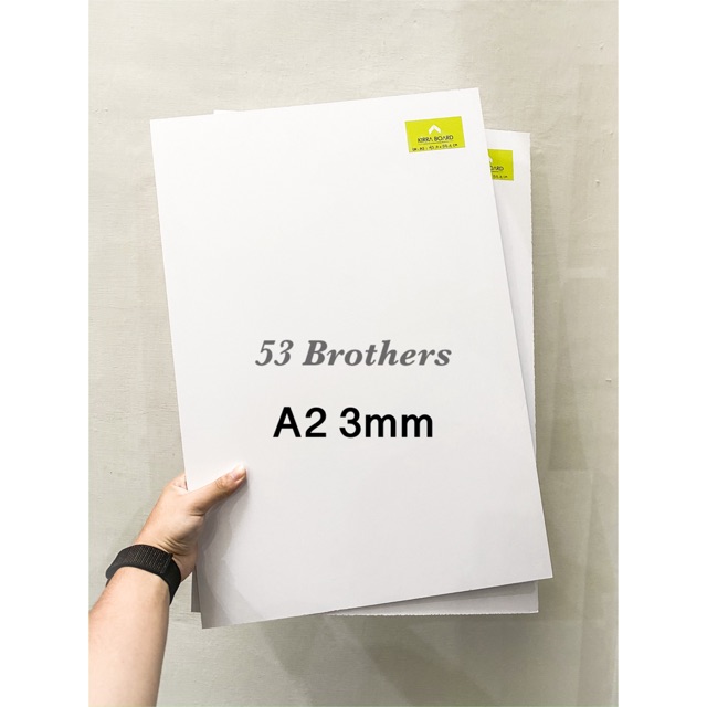 Jual PVC Foam Board A2 3mm (40x60cm) | Shopee Indonesia