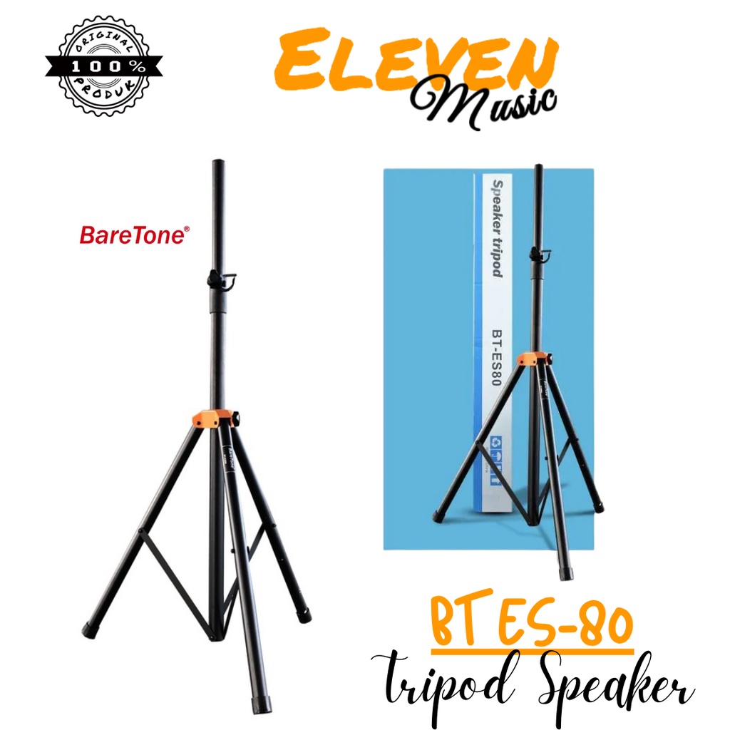 Jual Tripod Stand Speaker Full Besi Baretone BT-ES80 | Shopee Indonesia