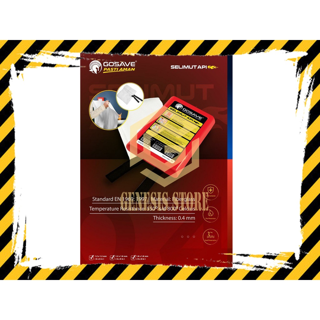Jual SELIMUT API SAFETY SELIMUT PEMADAM KEBAKARAN FIRE BLANKET WELDING ...