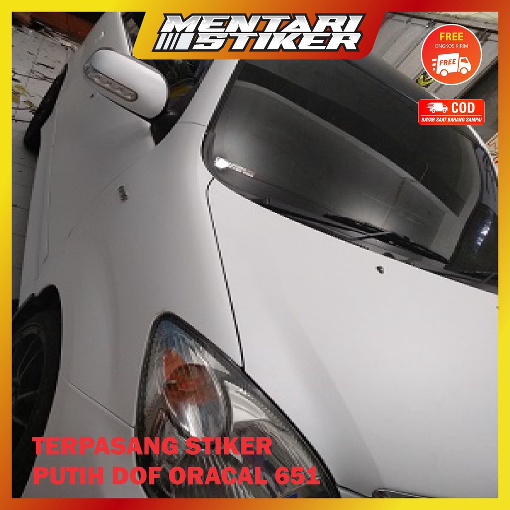 Jual Sticker Oracal 651 Putih Doft Dan Glossy | Shopee Indonesia