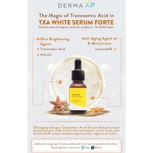 Jual Derma Xp TXA Whitening Serum Forte | Shopee Indonesia