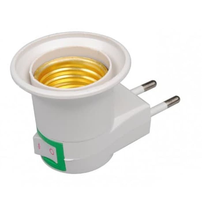 Jual 1Pcs Fitting Colok Fiting Lampu Tidur Fitting lampu E27 + Saklar ...