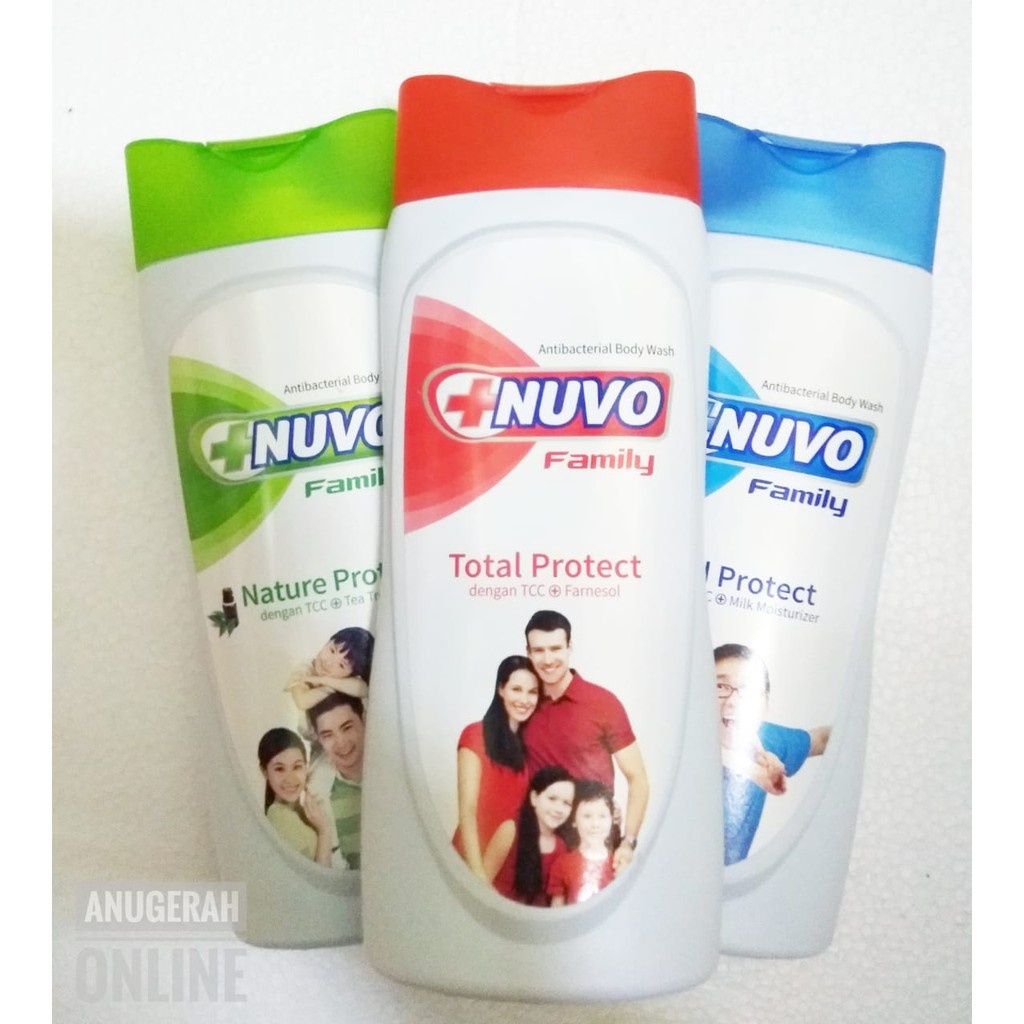 Jual Nuvo Family Antibacterial Body Wash Botol 250 Ml | Shopee Indonesia