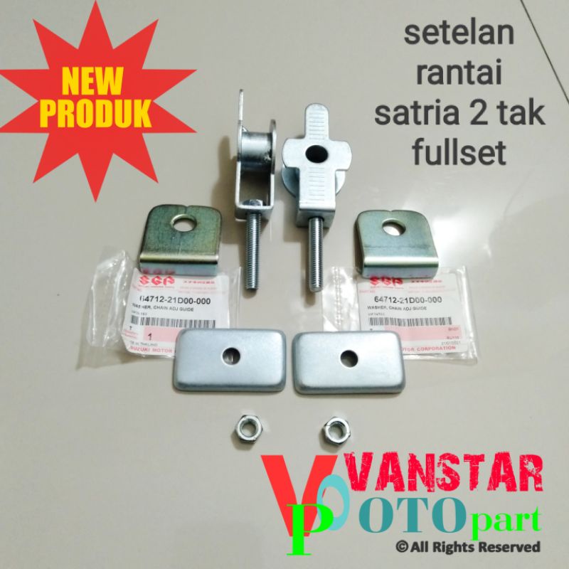 Jual setelan rantai satria 2 tak hiu lumba fullset | Shopee Indonesia