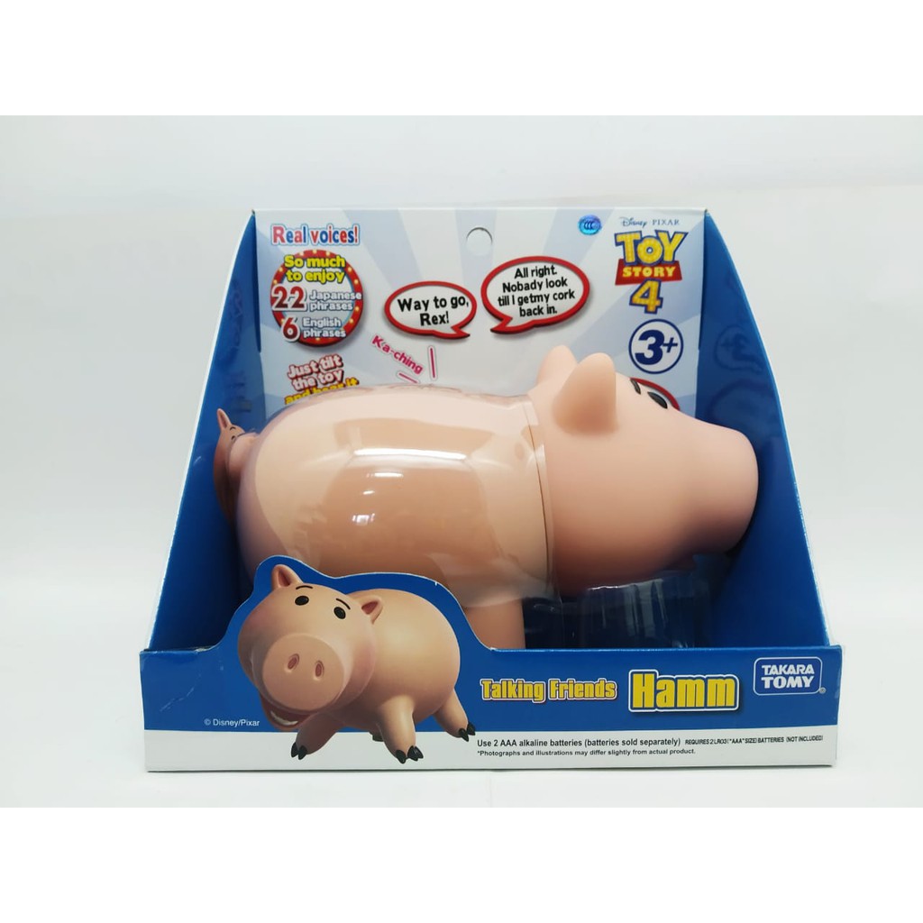 Jual Takara Tomy Toy Story 4 Talking Friends Real Voices 18cm Hamm ...