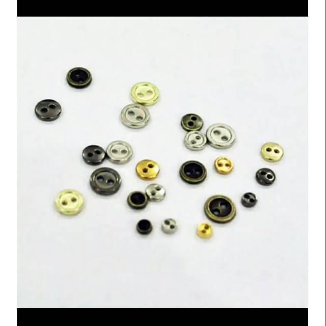 Jual Kancing mini 4mm baju boneka amigurumi miniatur bjd blythe barbie ...