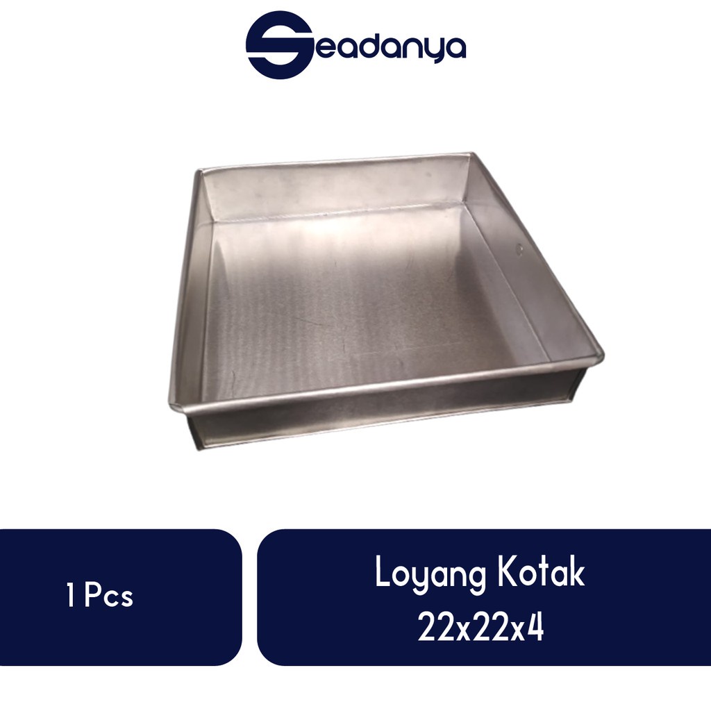 Jual Loyang Kotak 22x22x4-Loyang /Loyang Terbaru/Loyang/Loyang Ukuran ...
