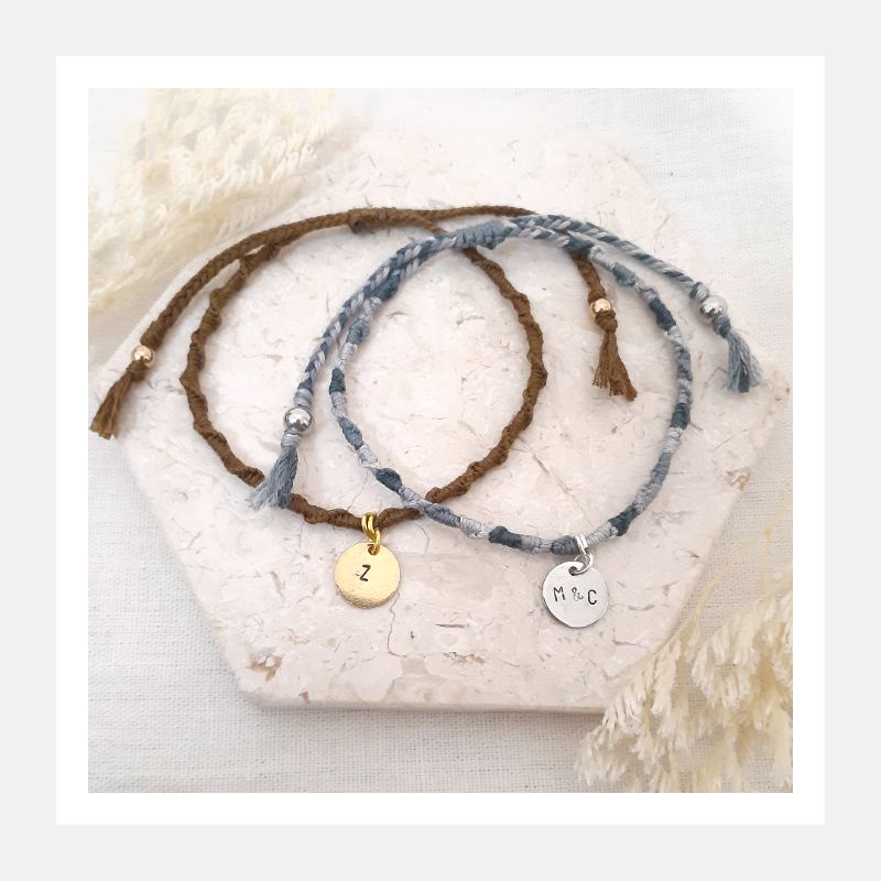 Jual Gelang Inisial Nama (Personalized Chinese Staircase Bracelet ...