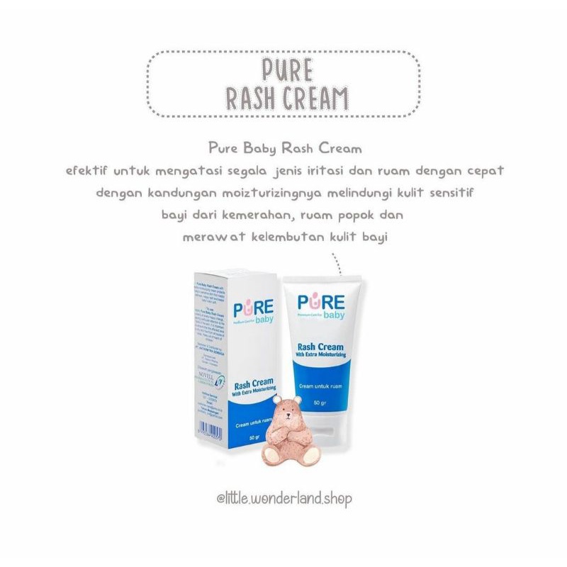 Jual Pure Rash Cream 50gr | Shopee Indonesia
