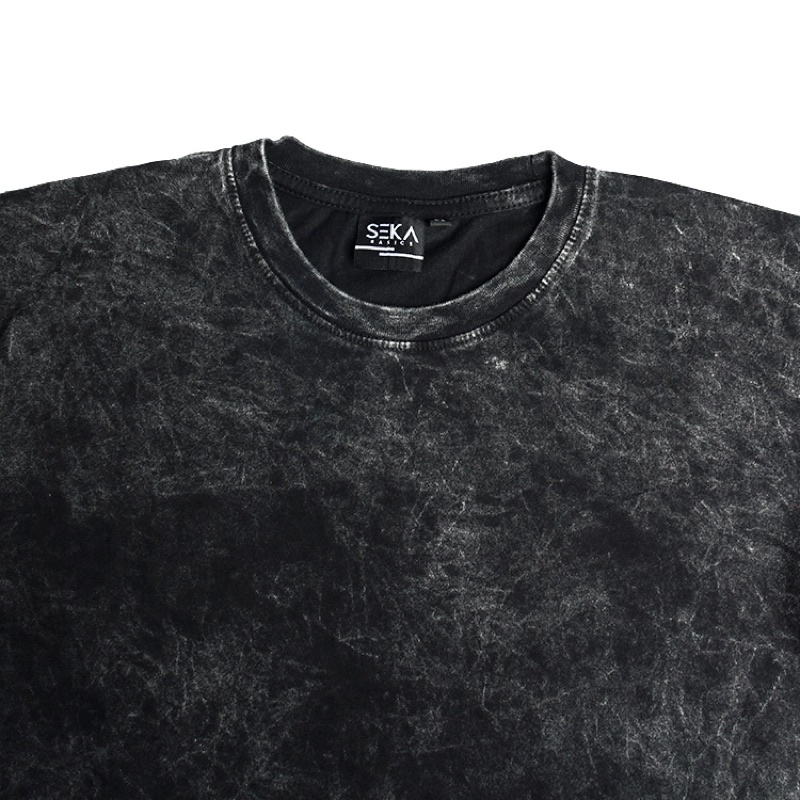 Jual Seka Basics - Washing Tshirt Riot Black 24s | Shopee Indonesia