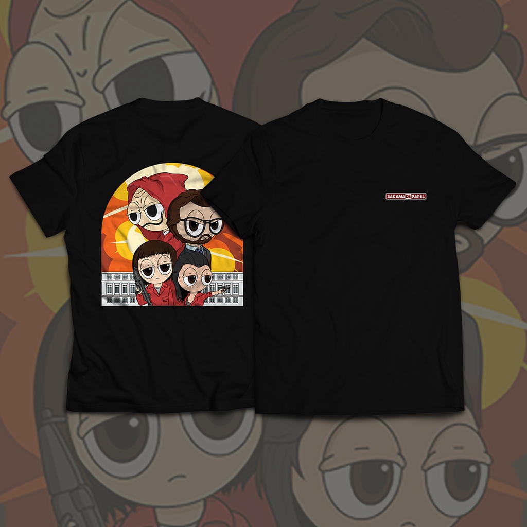 Jual Sakama "TV Series" Sakama De Papel - Kaos Pria Parodi La Casa De ...