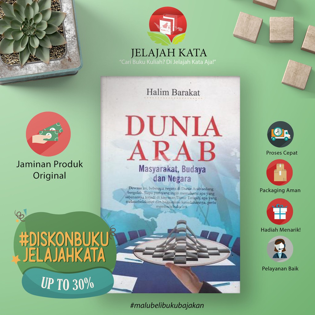 Jual Buku DUNIA ARAB; Masyarakat Budaya dan Negara - Halim Barakat ...