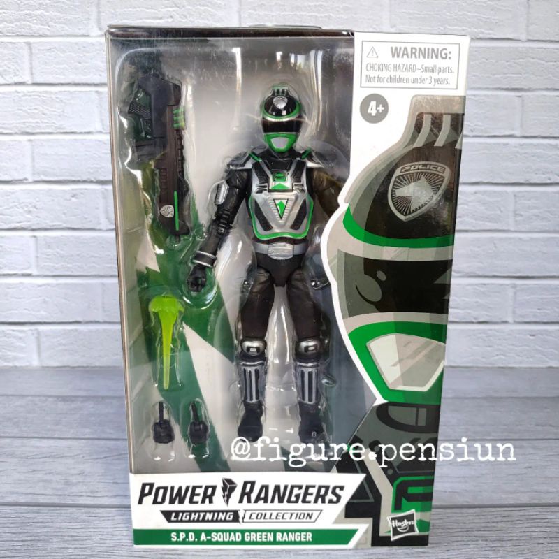 Jual HASBRO POWER RANGERS LIGHTNING COLLECTION SPD A-SQUAD GREEN RANGER ...
