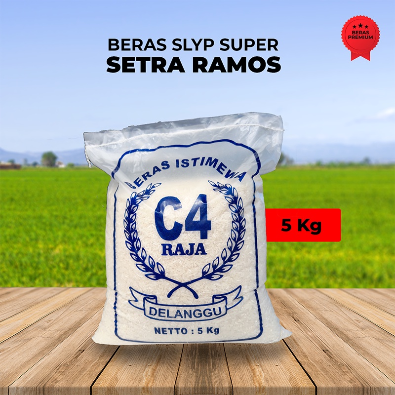 Jual Beras setra ramos 5 Kg / beras super setra ramos | Shopee Indonesia