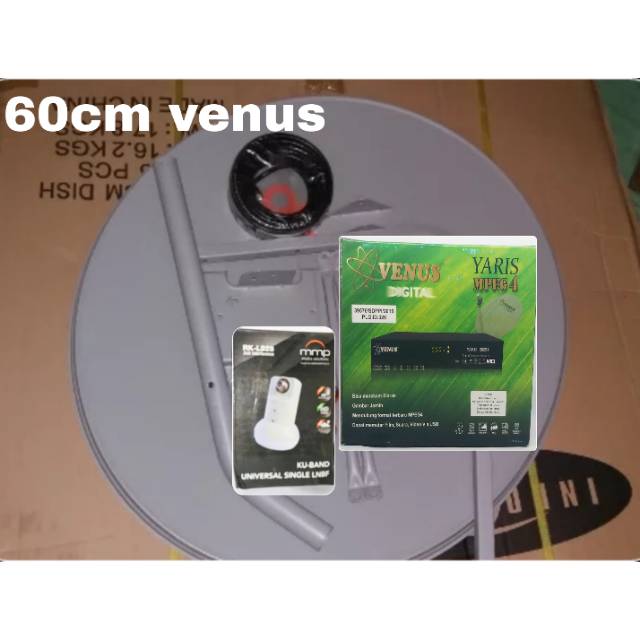 Jual Parabola ninmedia 60cm odu venus lengkap receiver yaris audio ...