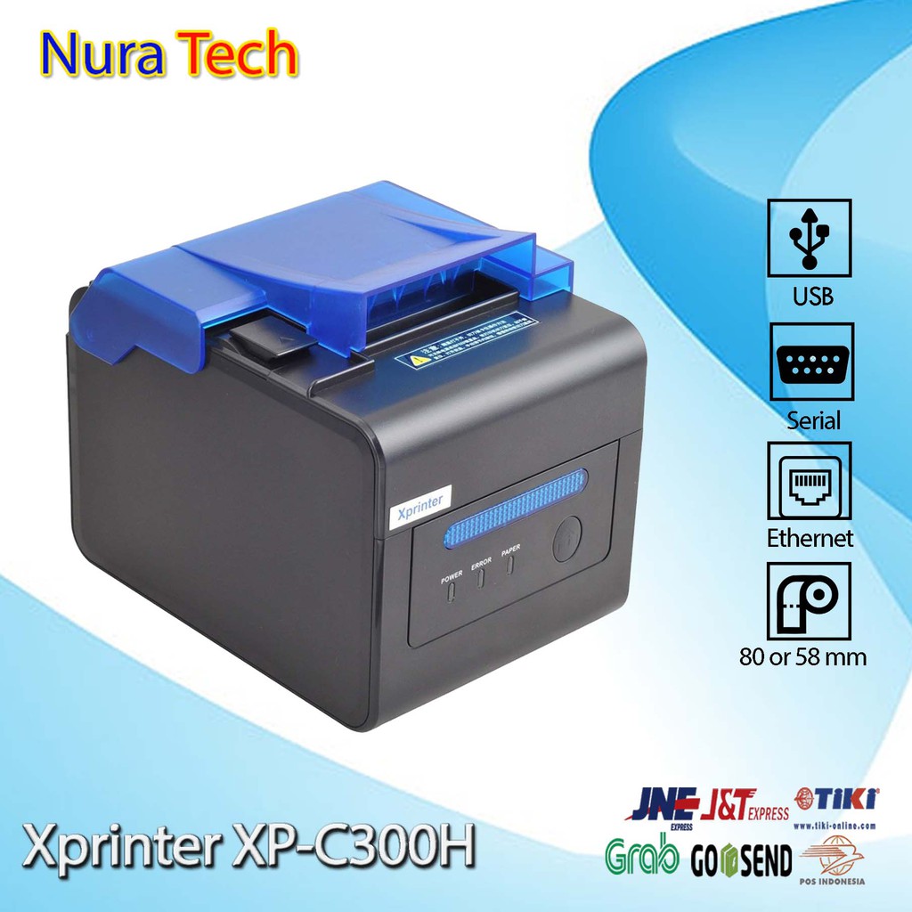 Jual printer thermal Xprinter XP-C300H 80mm printer kasir thermal xp ...