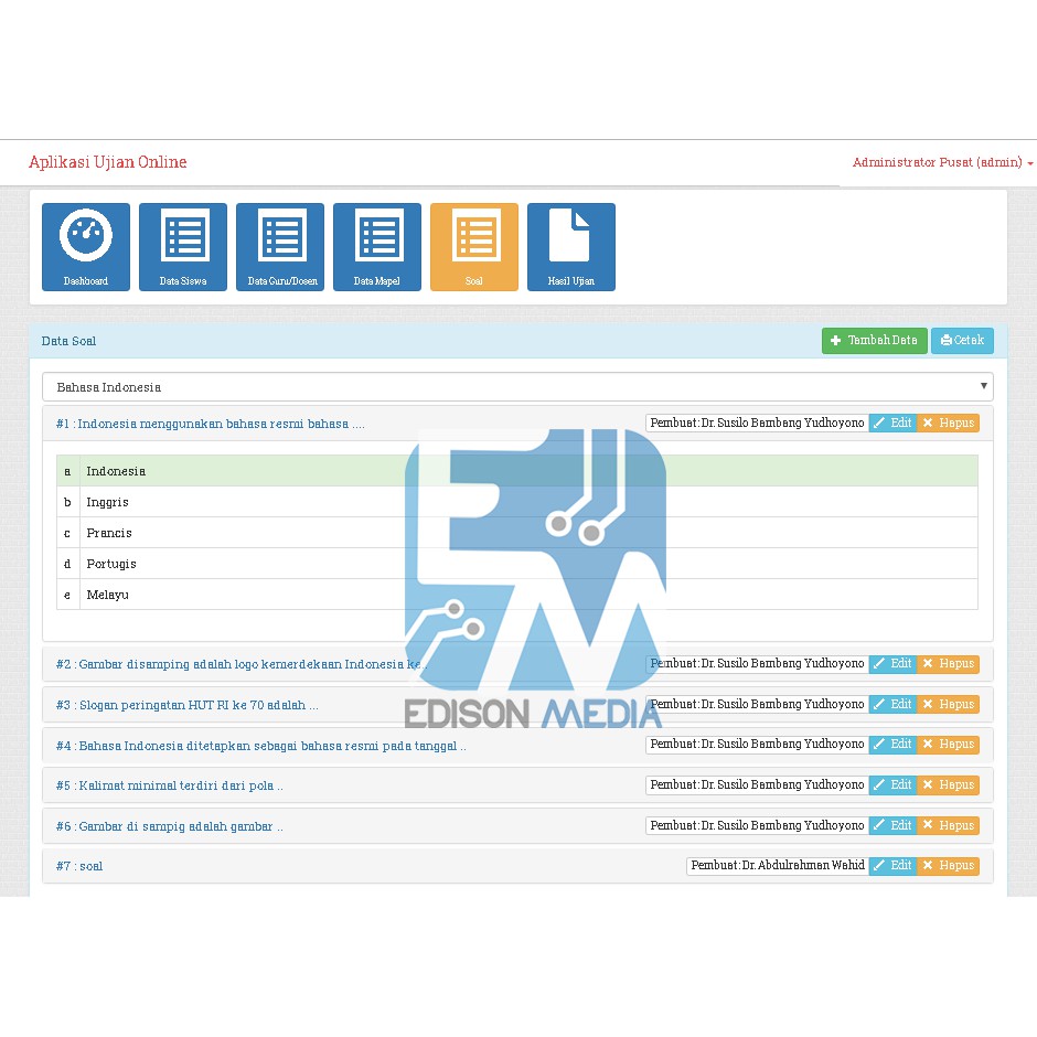 Jual Aplikasi Ujian Online Elearning Sekolah Berbasis Web V1 | Shopee Indonesia