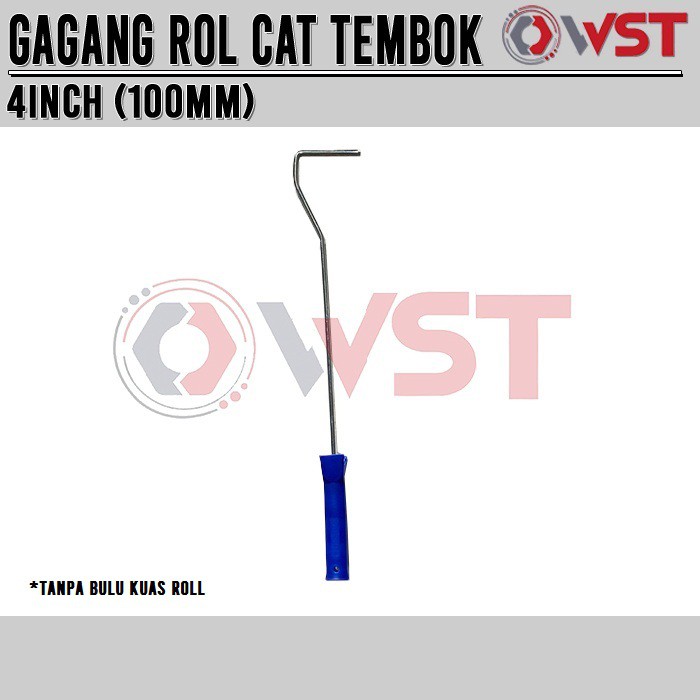 Jual Gagang Kuas Roll Kecil / Gagang Rol Cat 4inch / Kuas Roll Kapal ...