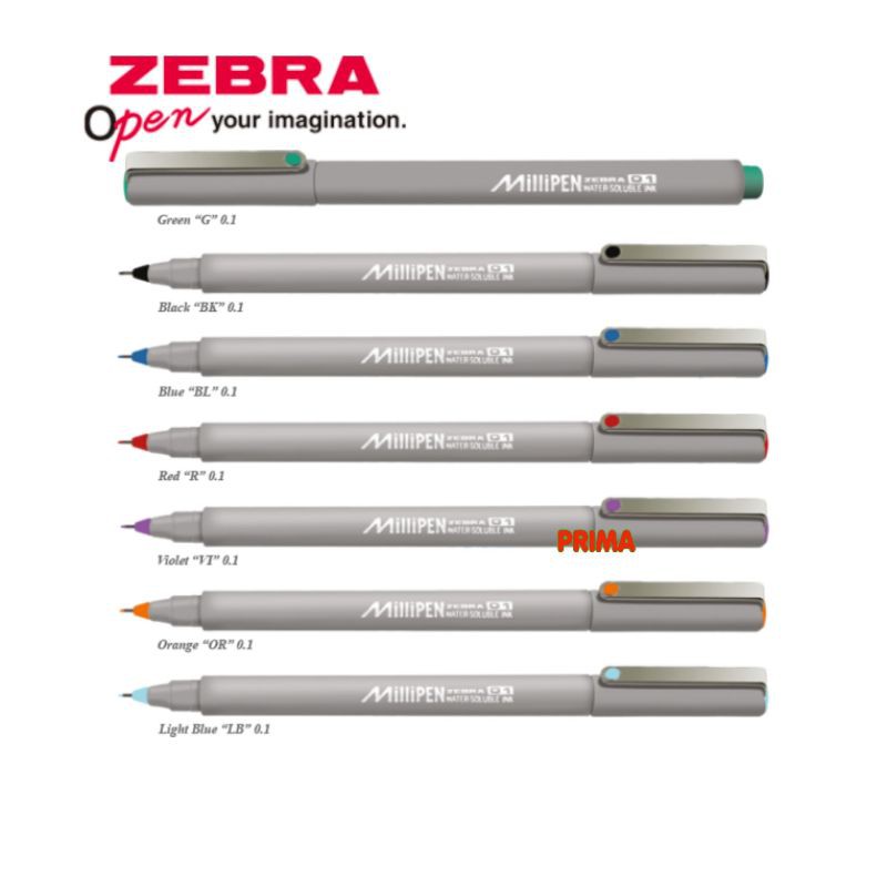 Jual BOLPEN MILIPEN ZEBRA (TERSEDIA SEMUA WARNA) | Shopee Indonesia