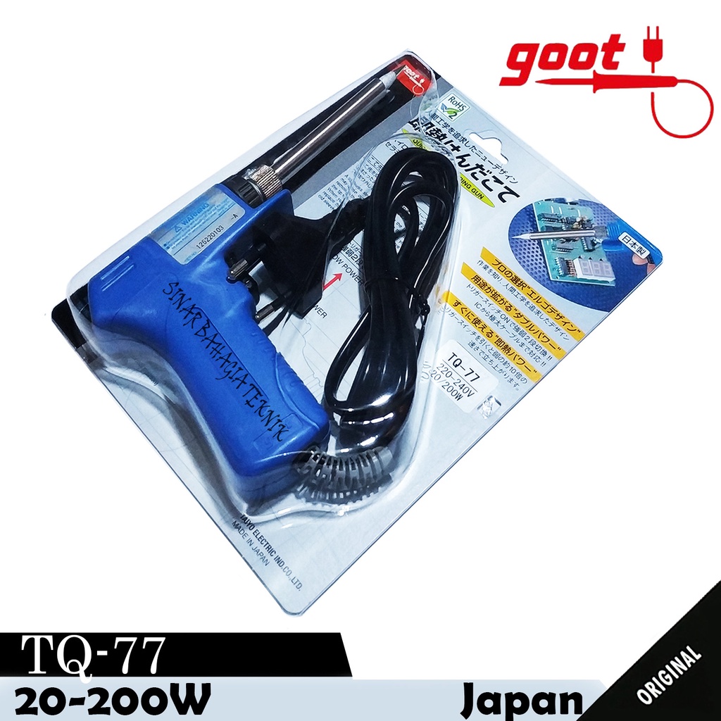 Jual GOOT JAPAN SOLDER TEMBAK TQ77 / SOLDERAN PISTOL TQ 77 20 - 200W ...