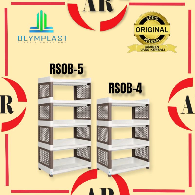 Jual RAK SEPATU / RAK PLASTIK BERTINGKAT / RAK SERBAGUNA OLMPLAST( RSOB ...