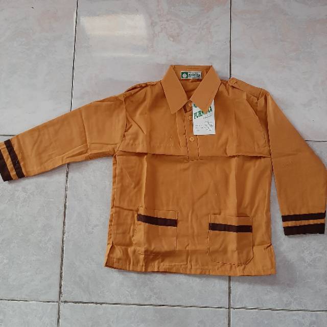 Jual (Hoffy) Atasan Anak Seragam Pramuka SD Siaga Kancing 2 3 Kancing ...