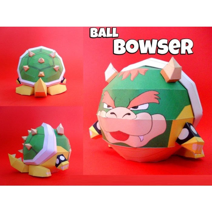 Jual Ball Bowser Super Mario Papercraft | Shopee Indonesia