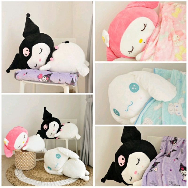 Jual Balmut Selimut Boneka Jumbo Cinnamoroll Kuromi My Melody Sanrio Karakter | Shopee Indonesia