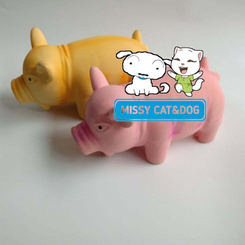 Jual Mainan Anjing Model Babi / Dog Toya / Mainan Anjing Bunyi Babi ...
