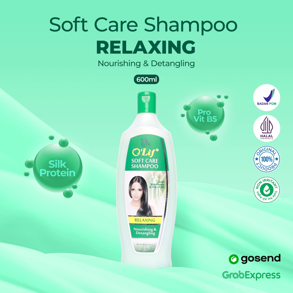 Jual O’Lif Soft Care Shampoo - Relaxing 600ml | Rambut Jadi Rileks dan ...