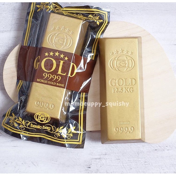Jual Squishy licensed gold bar by ibloom ( squishy rare emas batang ORI ...