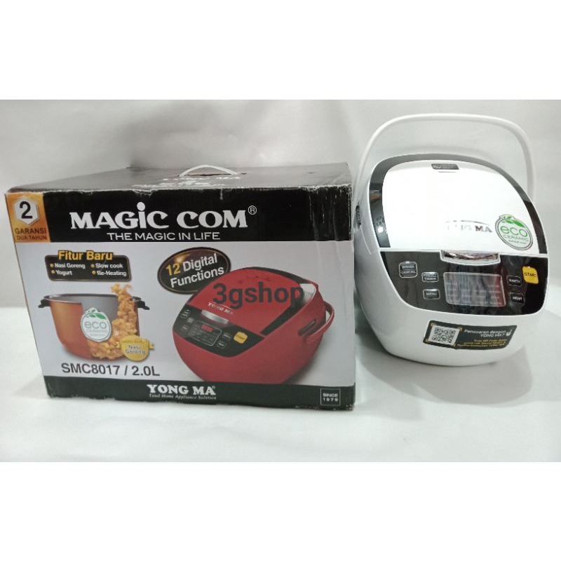 Jual YONG MA Digital Rice Cooker / Magic Com 2 liter SMC-8017 | Shopee ...