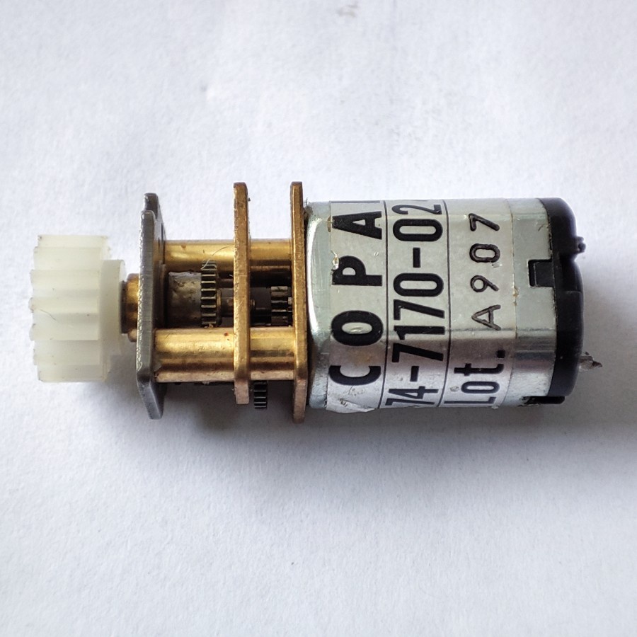 Jual Copal N20 Motor Metal Gearbox gear box 3-12V 360-1700rpm Japan ...