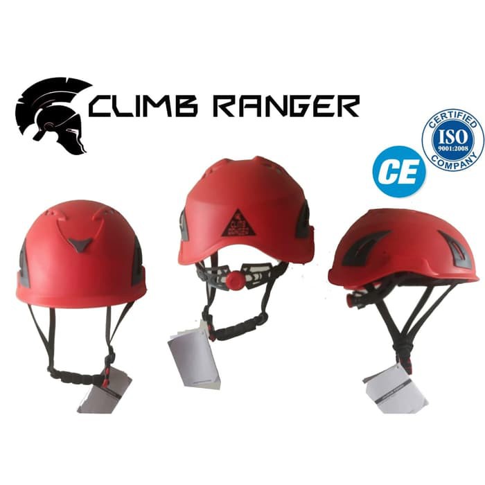 Jual Helm Safety Climbing warna RED Merah merk Climb Ranger | Shopee ...