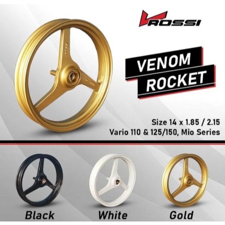 Jual Velg V-Rossi Venom Rocket Ring 14 Mio Vario 110 Beat Scoopy Genio ...
