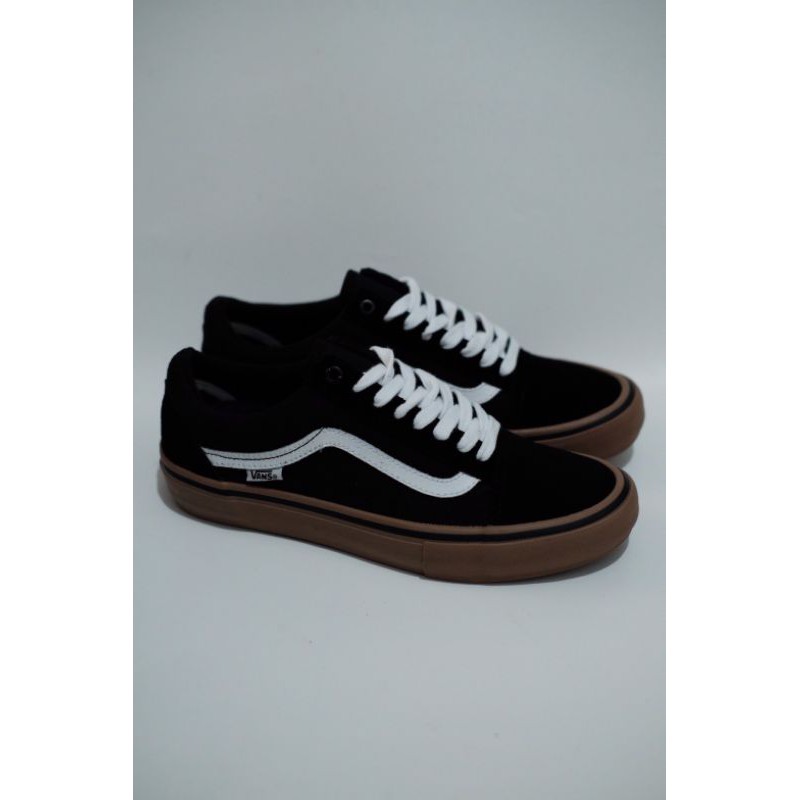 Jual Vans Oldskool Pro Black Gum Global ( Original ) | Shopee Indonesia