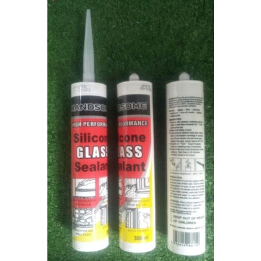 Jual Lem kaca, sealant silicone, silicone glass sealant ( clear/white ...