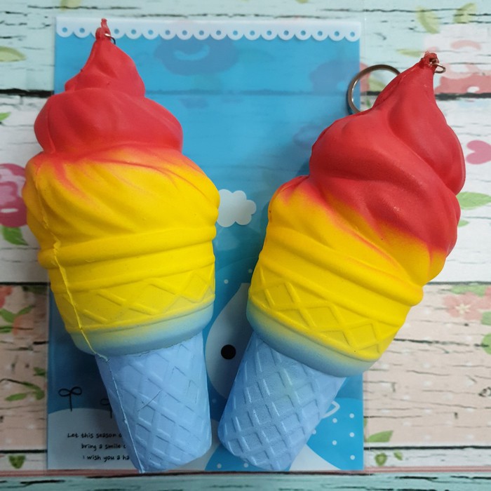 Jual Squishy Jumbo Ice Cream Cone | Shopee Indonesia